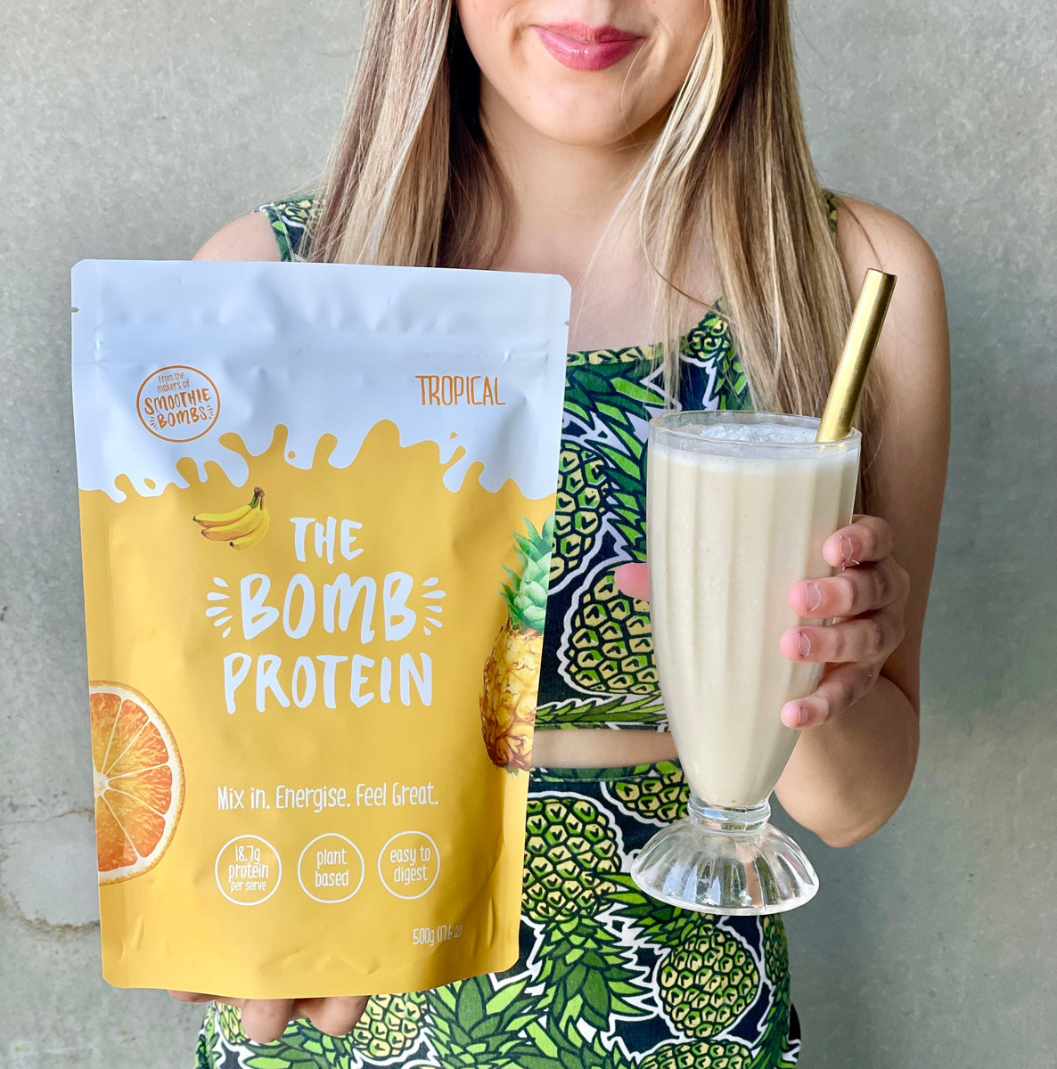 The Bomb Protein - Tropical – The Smoothie Bombs