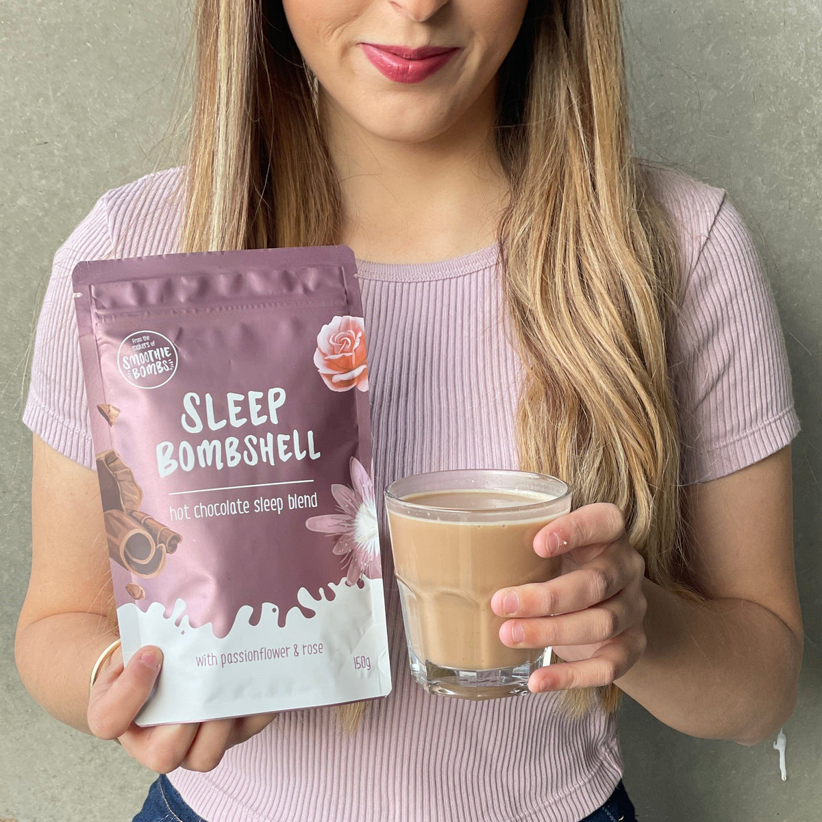 Sleeping Bombshell Hot Chocolate Sleep Blend – The Smoothie Bombs