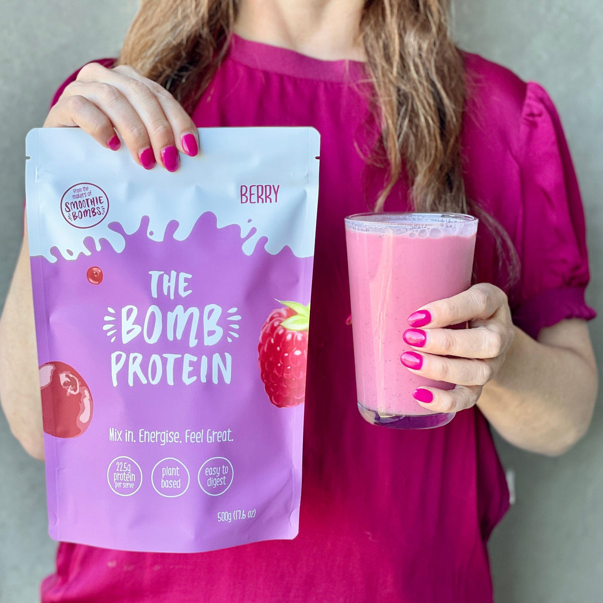 The Bomb Protein - Berry – The Smoothie Bombs